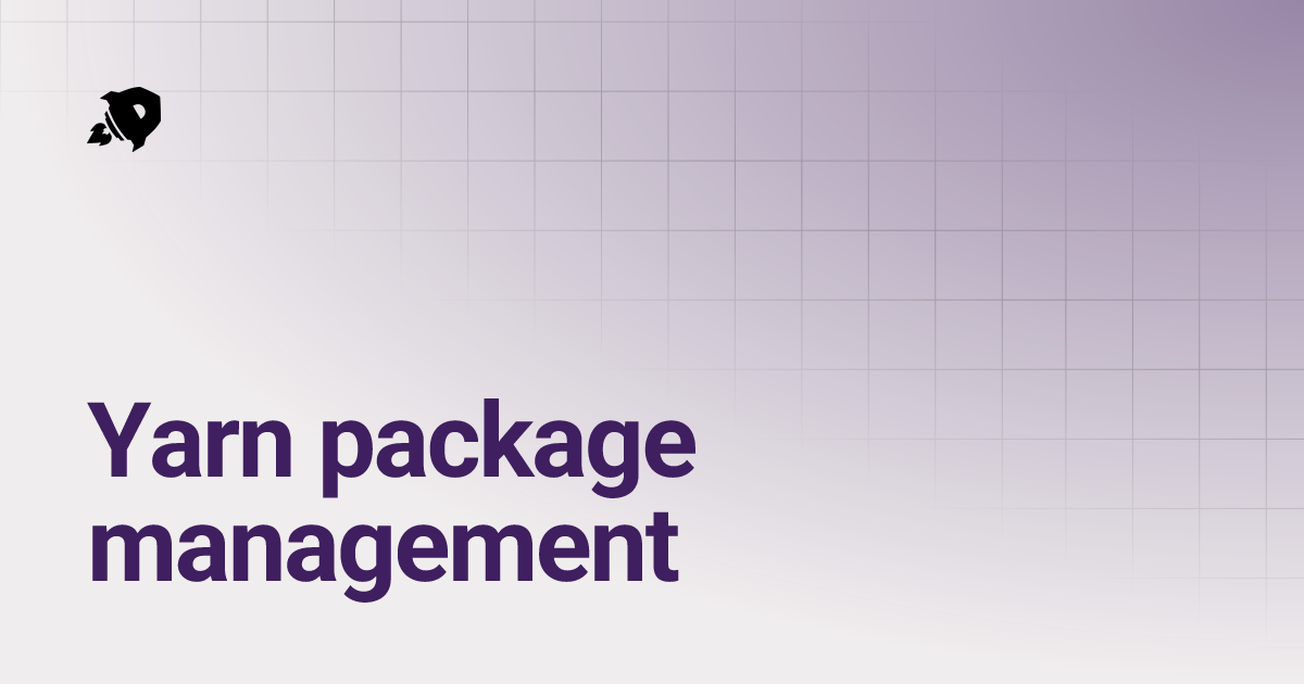 Yarn package management | Dev Launchers