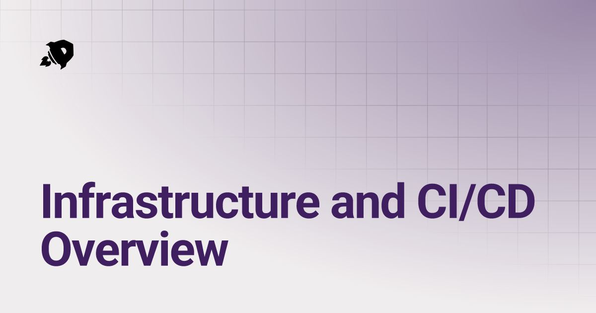 Infrastructure and CI/CD Overview | Dev Launchers